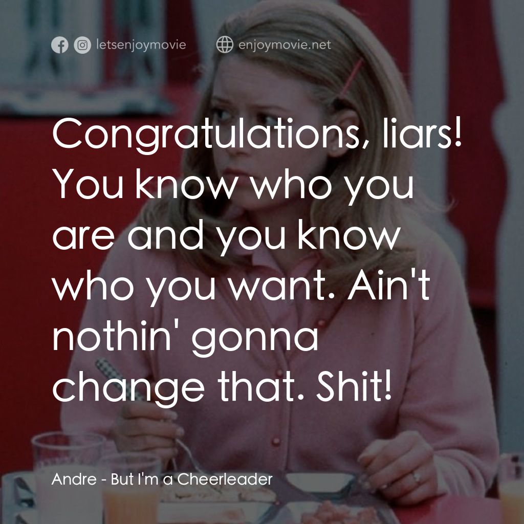 But I'm a Cheerleader電影金句：Megan: I go to church, I get good grades. I'm ...