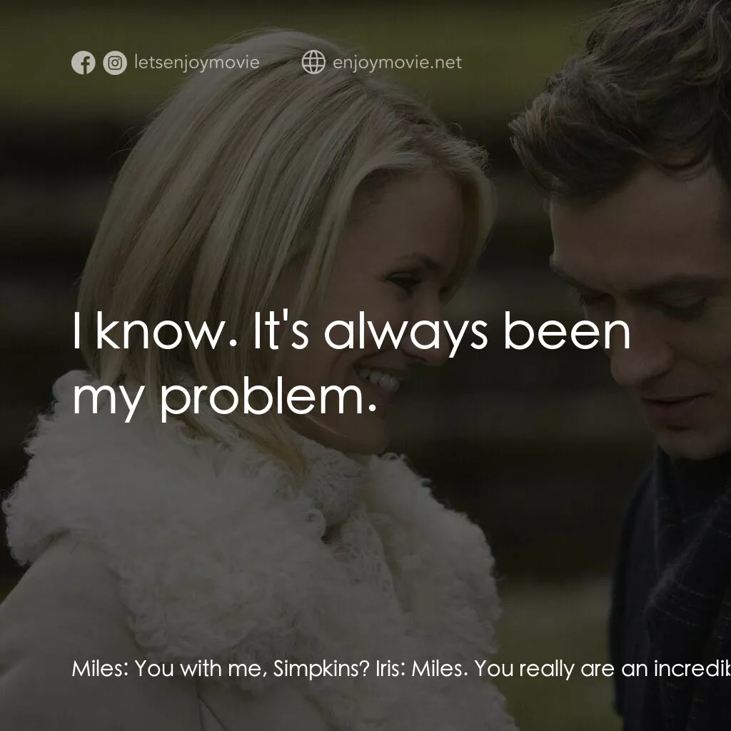 緣份精華遊電影金句：Iris: I'm Iris, by the way. I'm very normal, neat ...