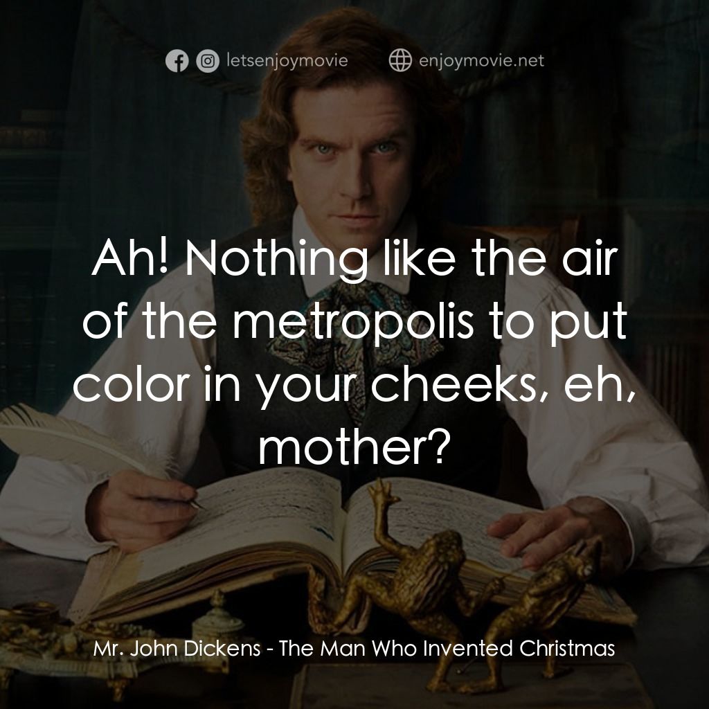 發明聖誕節的人電影金句：Mr. John Dickens: Procrastination is the thief of t ...