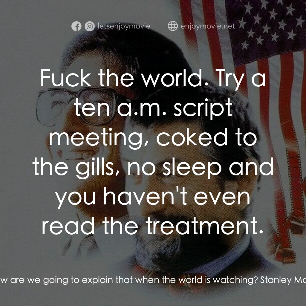 作大英雄電影金句：Media Guy #2: The message is irrelevant. The main ... - EnjoyMovie