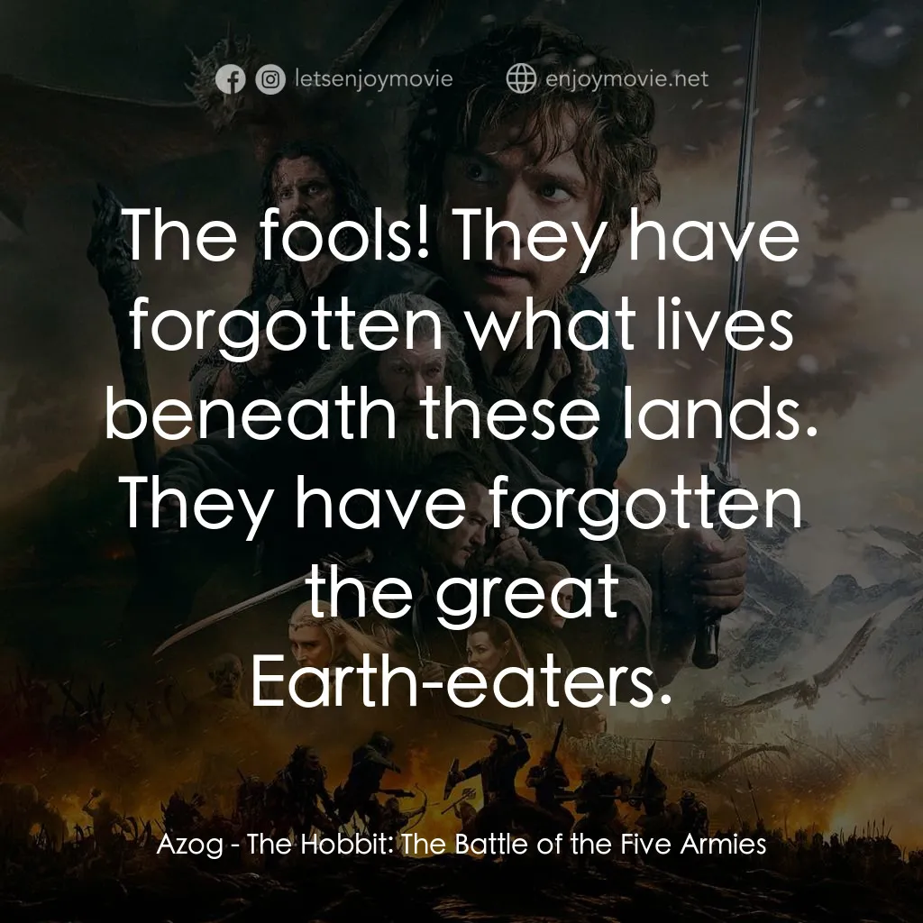 Hobbit Azog Quotes