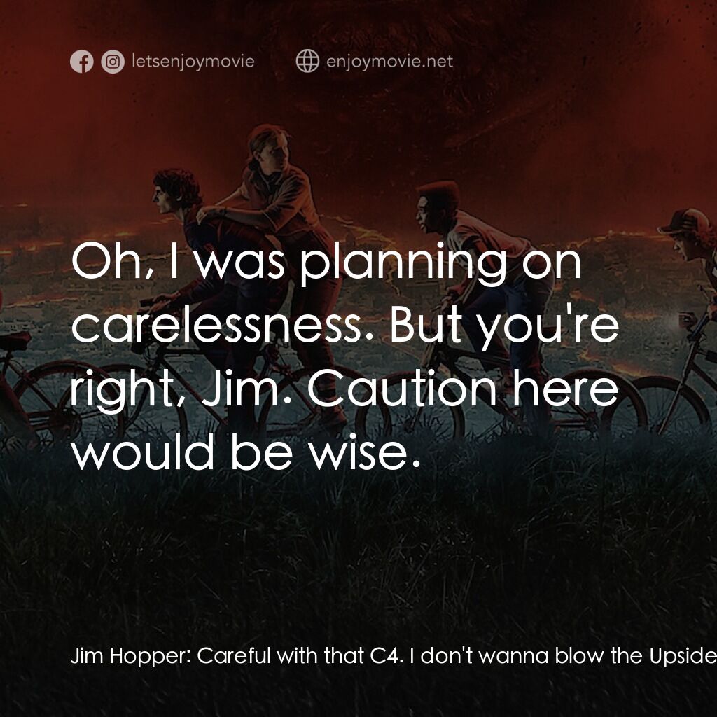 Stranger Things 5: The Finale電影金句：Dustin Henderson: Destroy the Upside ...