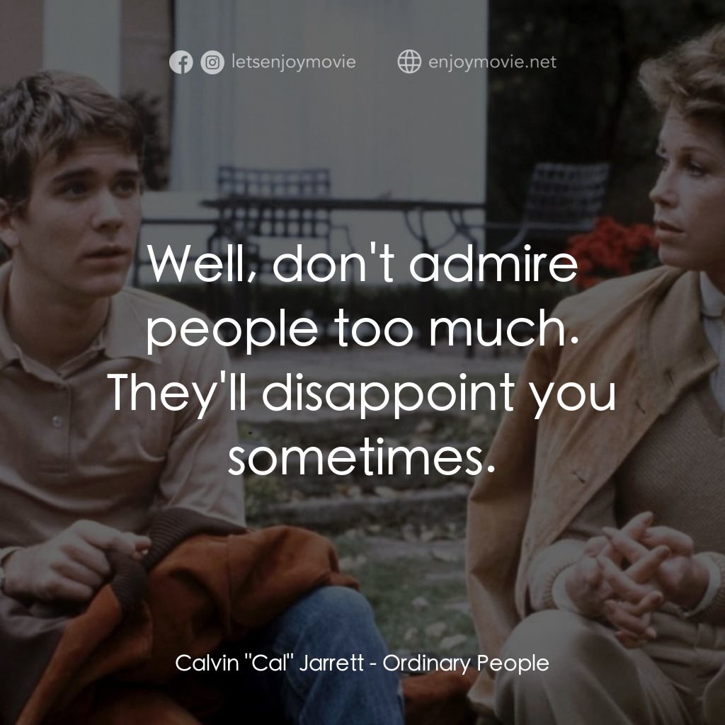 Calvin Jarrett Quotes 30 Best Ordinary People Quotes With Image