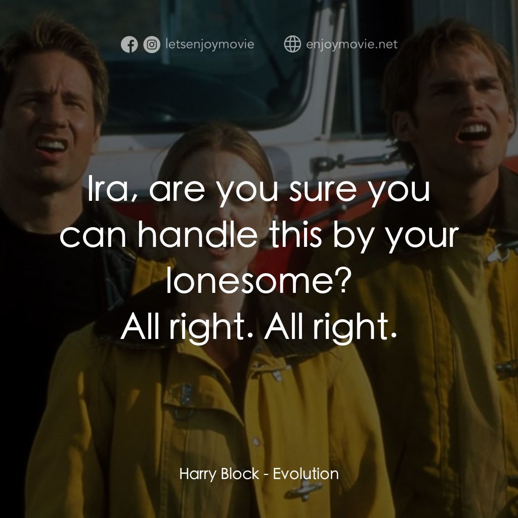 Evolution Harry Block Quotes